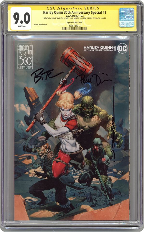 Harley Quinn 30th Anniversary Special (2022 DC) 1D CGC 9.0 SS Timm/Dini ...