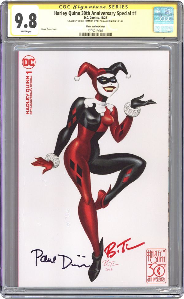 Harley Quinn 30th Anniversary Special (2022 DC) 1E CGC 9.8 SS Timm/Dini