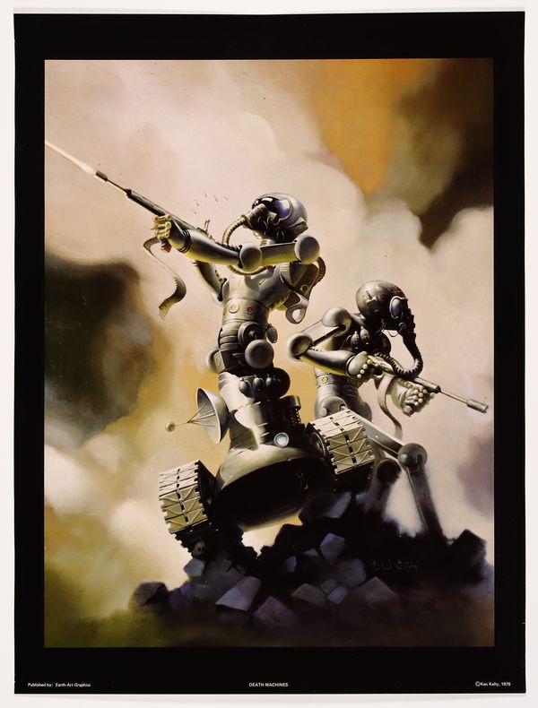 Death Machines Poster by Ken Kelly