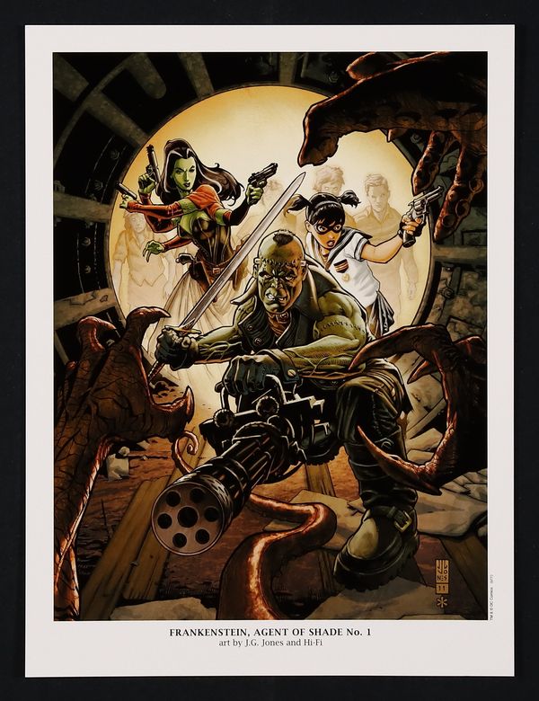Frankenstein, Agent of Shade #1 (2011) Cover Print by J.G. Jones and Hi-Fi