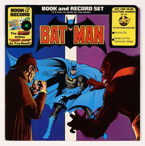 Batman Book and Record Set (1975 Power Records/Peter Pan) 512R VG 4.0 ...