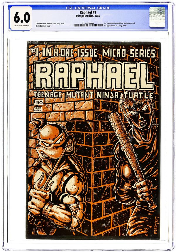 Raphael (1985 Mirage Studio) Teenage Mutant Ninja Turtles 1 CGC 6.0