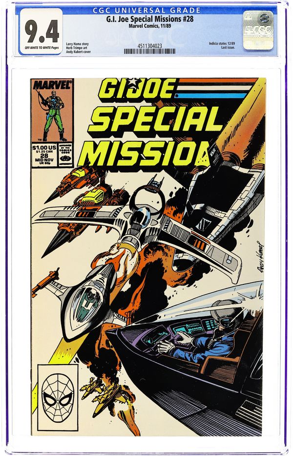 GI Joe Special Missions (1986) 28 CGC 9.4