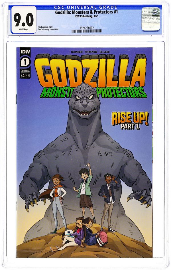 Godzilla Monsters and Protectors Rise Up (2021 IDW) 1A CGC 9.0