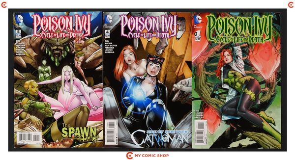 Poison Ivy Cycle of Life and Death Lot of 3