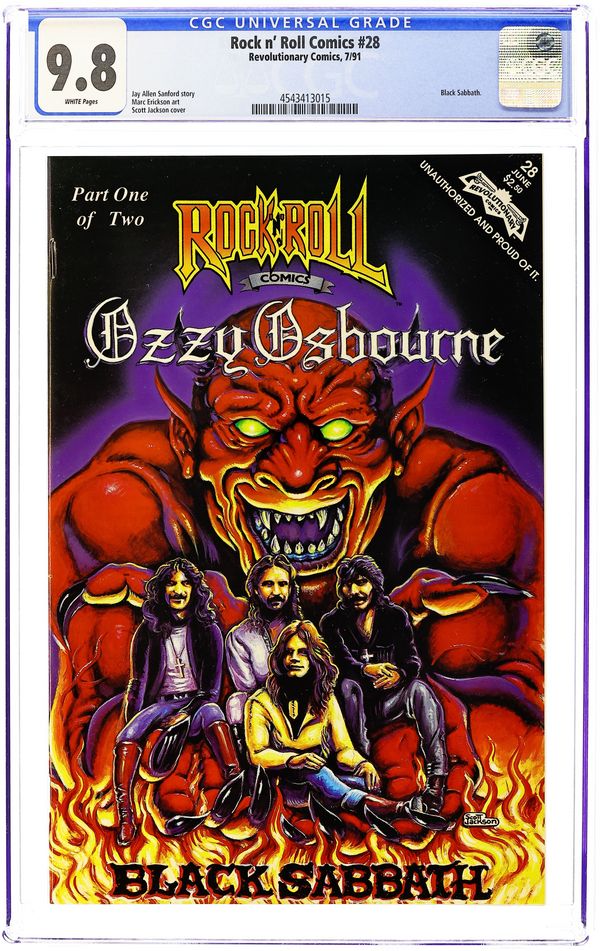 Rock N Roll Comics (1989 1st Printing) 28 CGC 9.8