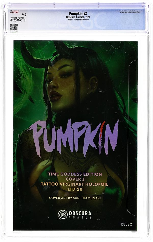 Pumpkin (2023 Obscura) 2J.C.FOIL CGC 9.9