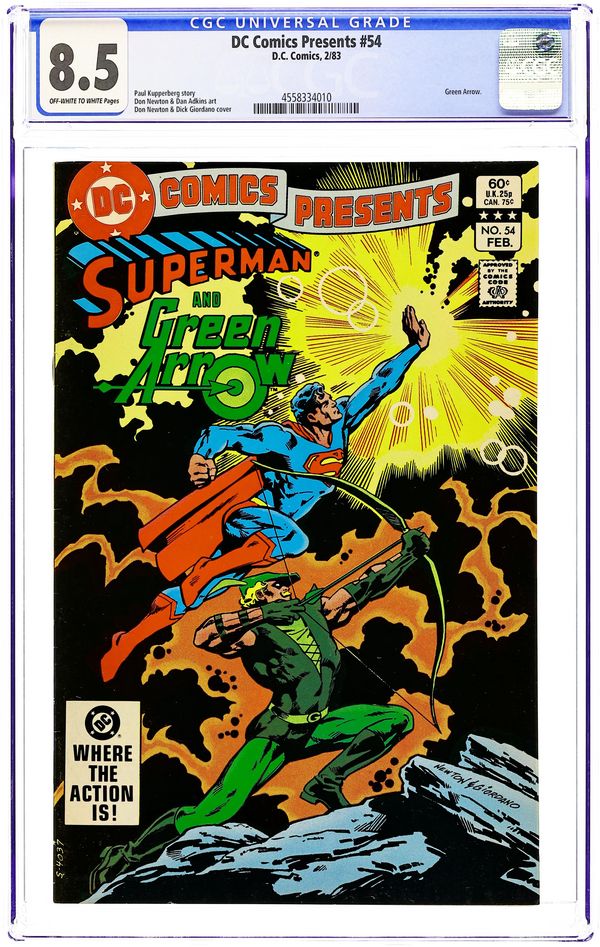 DC Comics Presents (1978 DC) 54 CGC 8.5