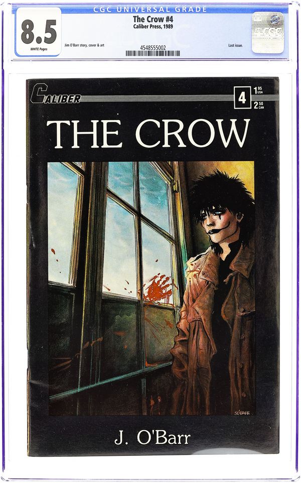 Crow (1989 Caliber) #4, 1st Printing CGC 8.5