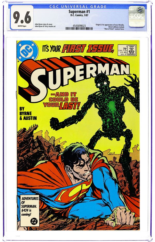 Superman (1987 2nd Series) 1D CGC 9.6