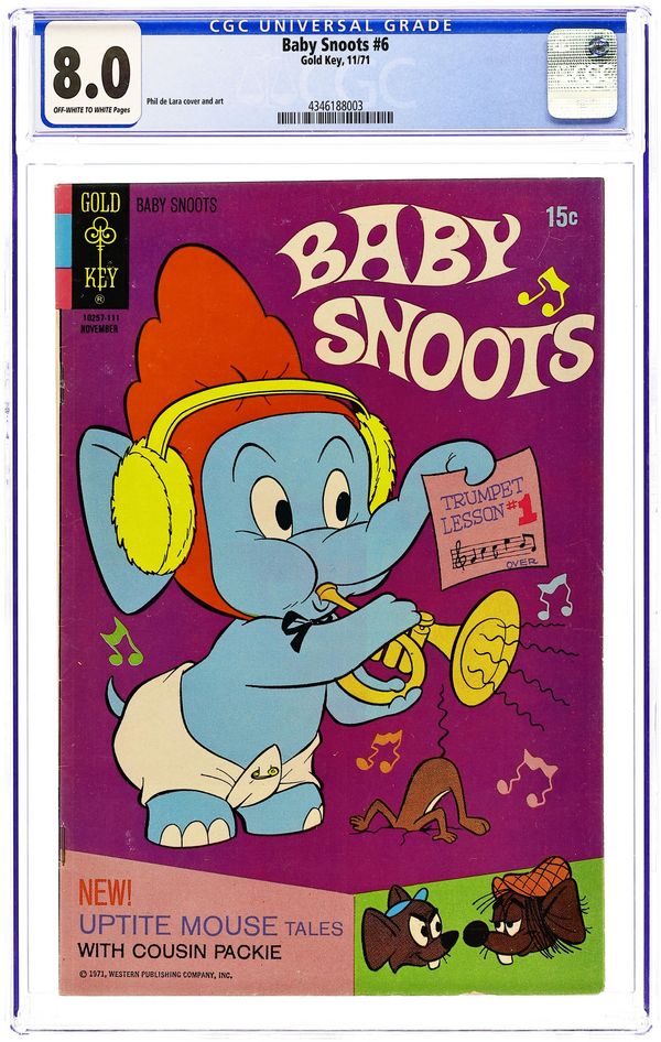 Baby Snoots (1970 Gold Key) comic books graded by CGC