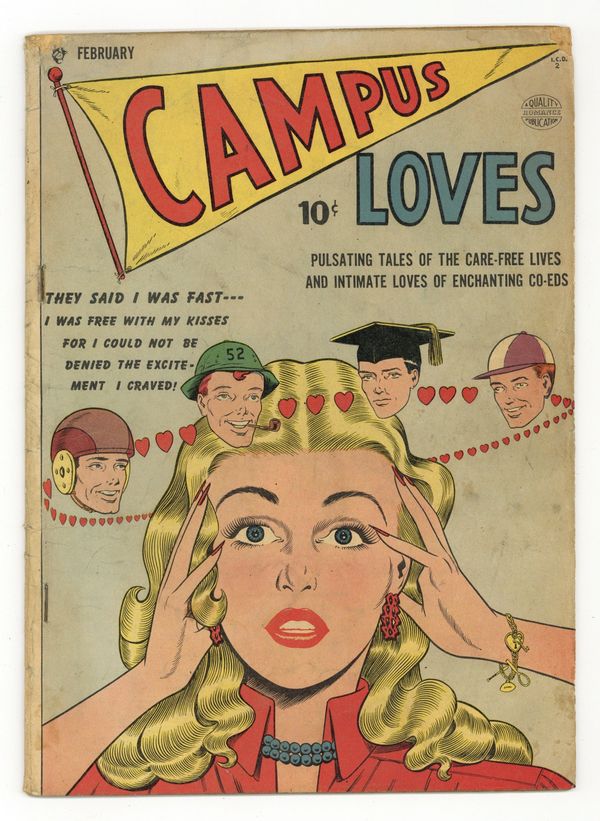 Campus Loves (1950 Comic Magazines) 2 PR 0.5