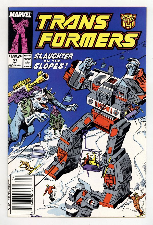 Transformers (1984 Marvel) 51D VF/NM 9.0