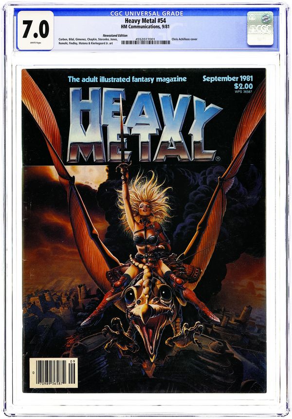 Heavy Metal Magazine (1977) Vol. 5 #6N CGC 7.0