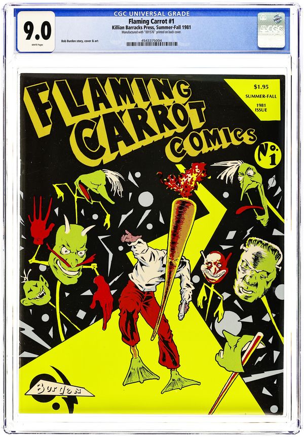 Flaming Carrot Comics (1981 Magazine) comic books graded by CGC