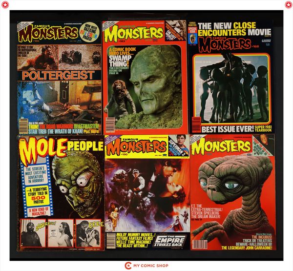 Monster Magazine Lot of 6