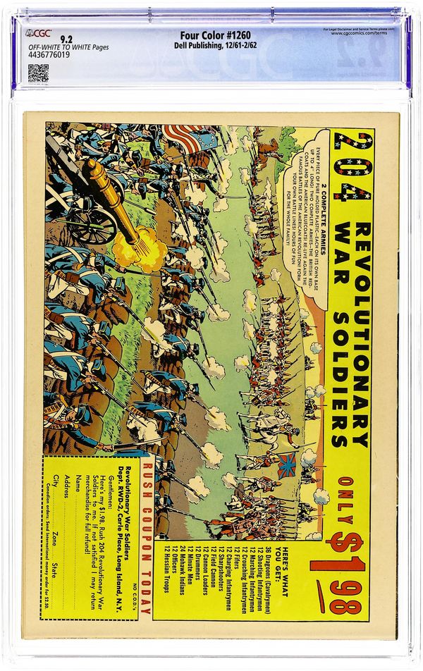 Four Color (1942-1962 Dell 2nd Series) 1260A CGC 9.2