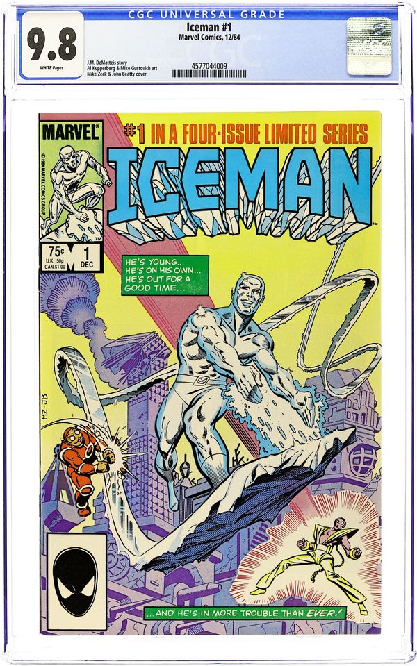 Iceman (1984 1st Mini-Series) 1D CGC 9.8