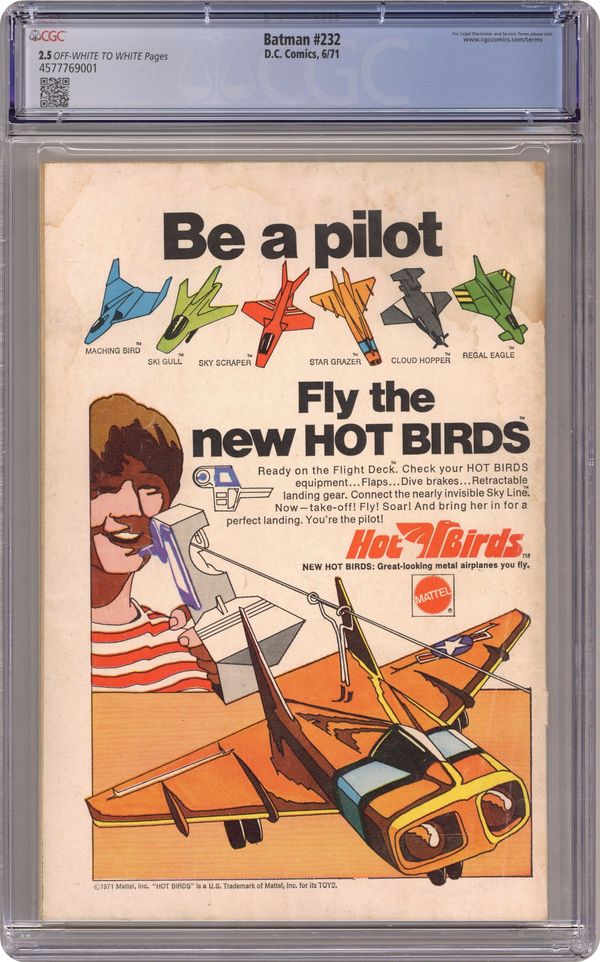 Batman (1940) 232 CGC 2.5