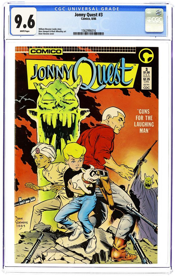 Jonny Quest (1986 Comico) 3 CGC 9.6