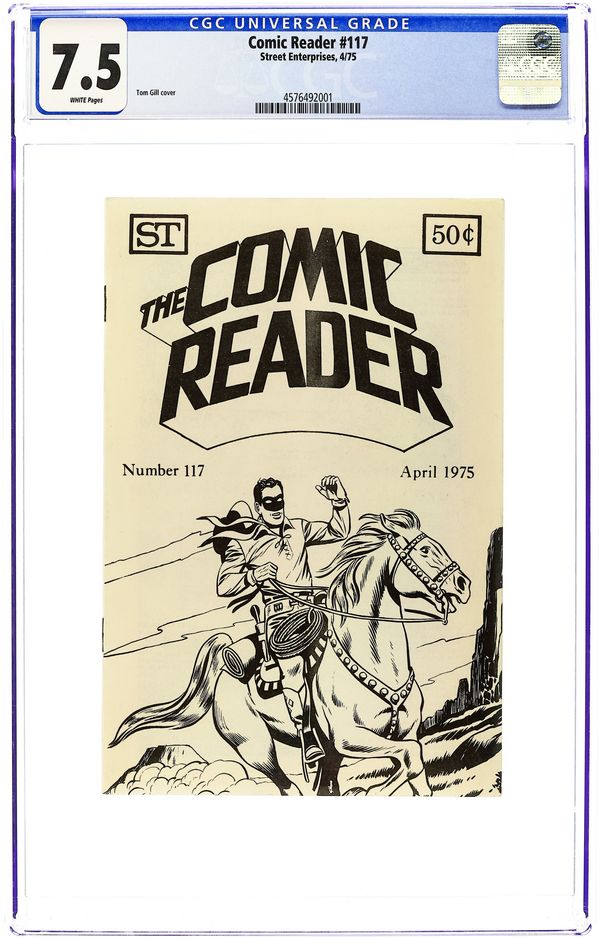 Comic Reader (1961-1984 Jerry G. Bails) 117 CGC 7.5
