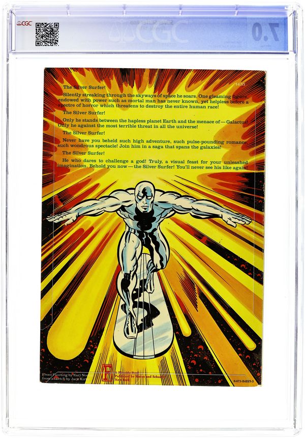 Silver Surfer The Ultimate Cosmic Experience (1978 Fireside) 1-1ST CGC 7.0