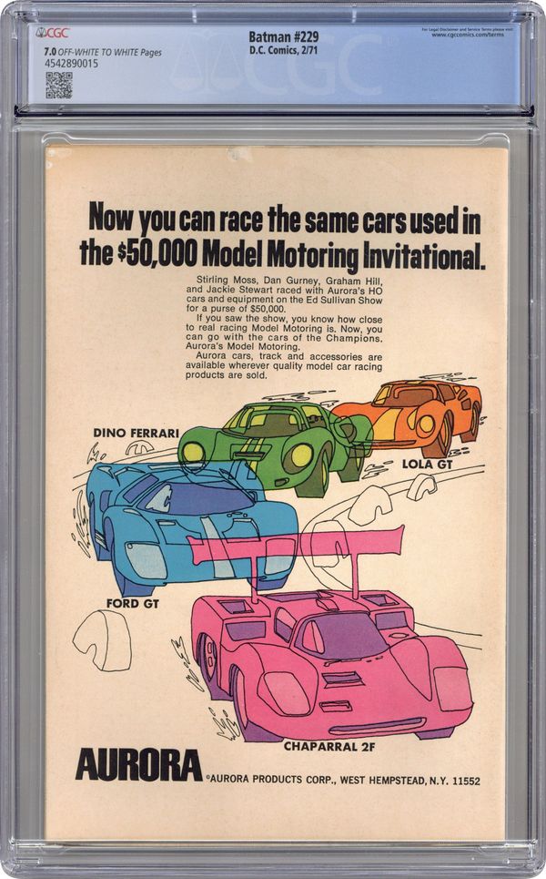 Batman (1940) 229 CGC 7.0