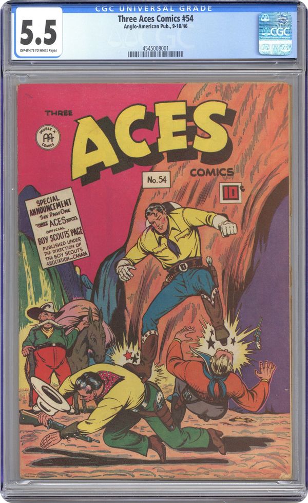Three Aces Comics (Canadian 1941-1946 Anglo-American Publishing Company ...