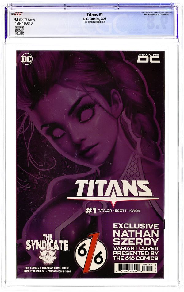 Titans (2023 DC) 1SYNDICATE.A CGC 9.8