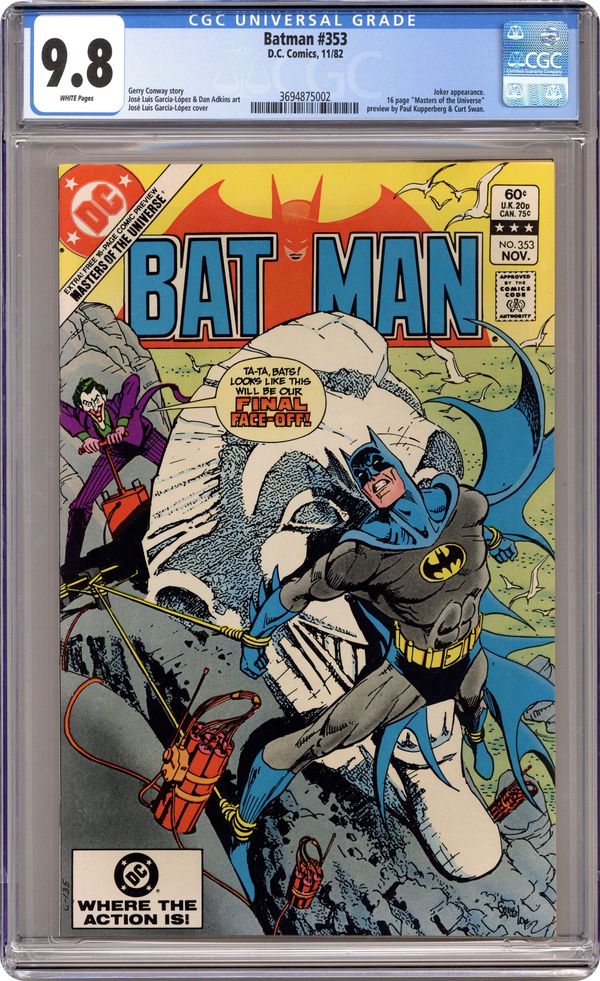 Batman (1940) 353 CGC 9.8