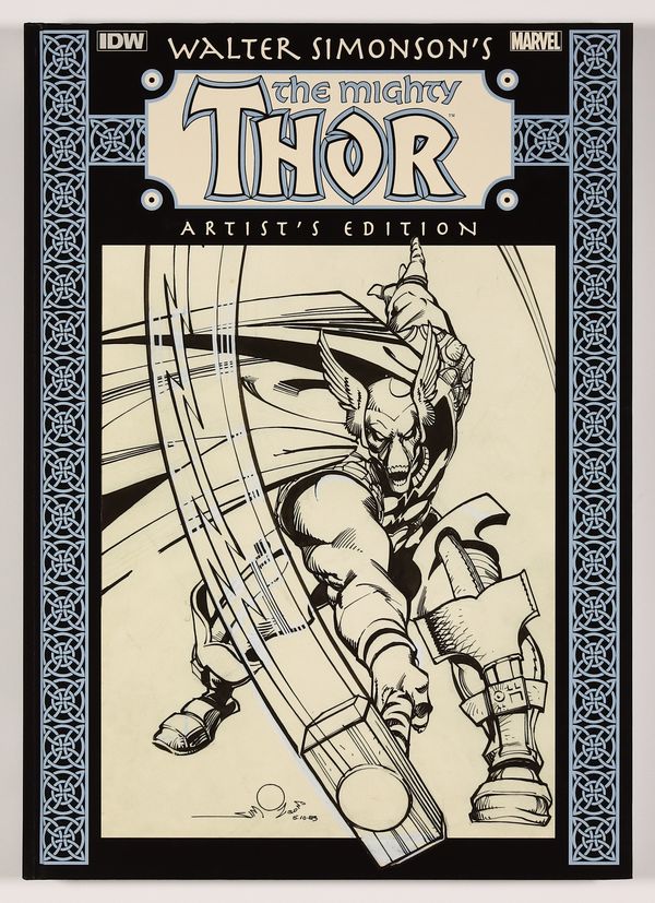 Thor Sketch by Walt Simonson in Walter Simonson's The Mighty Thor HC (2011 IDW/Marvel) Artist's ...