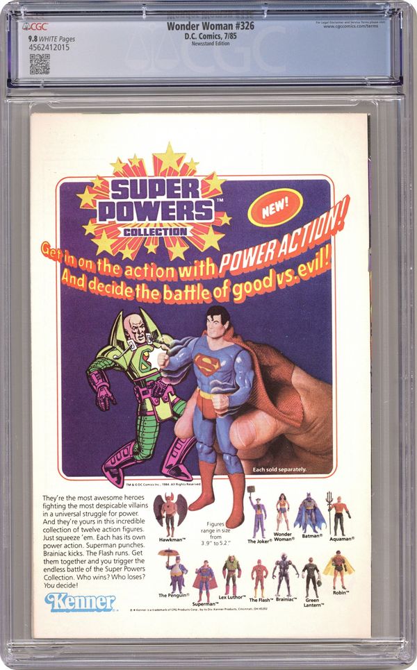 Wonder Woman (1942 1st Series DC) 326N CGC 9.8