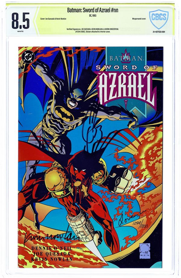 Batman Sword of Azrael TPB (1993 DC) 1-1ST CBCS 8.5 Verified Sig ...