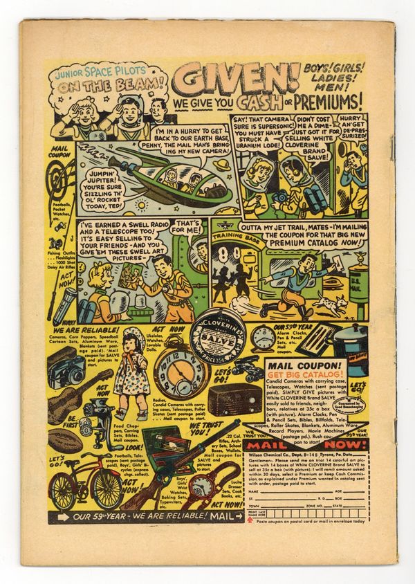 Spaceman, Speed Carter (1953 Atlas) 4 VG- 3.5