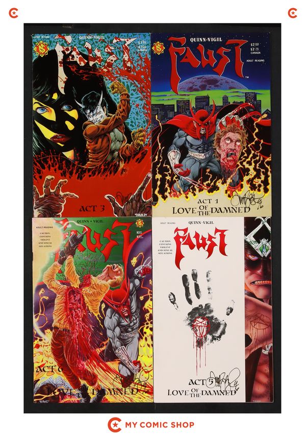Faust Signed Lot of 4