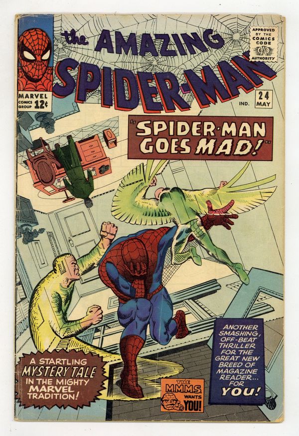 Amazing Spider-Man (1963 1st Series) 24 GD/VG 3.0