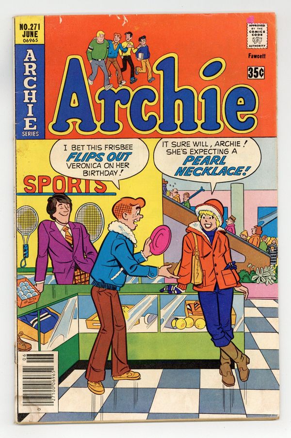 Archie (1943 Archie Comics) 271 GD 2.0