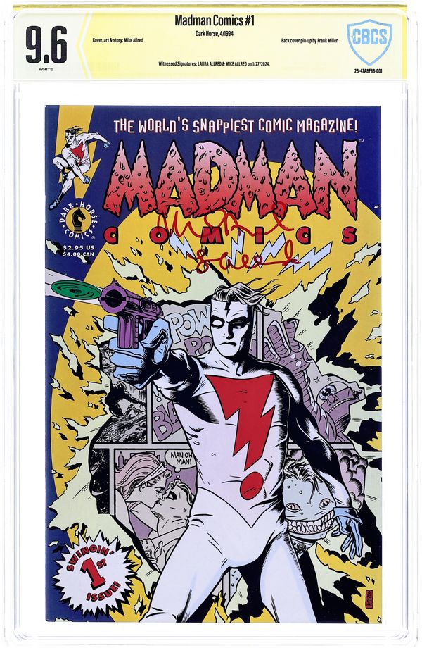 Madman Comics (1994 Dark Horse) 1 CBCS 9.6 Witnessed Sig Allred/ Allred