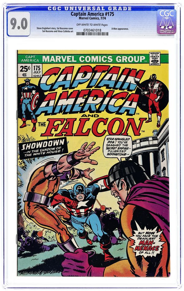 Captain America (1968 1st Series) 175 CGC 9.0