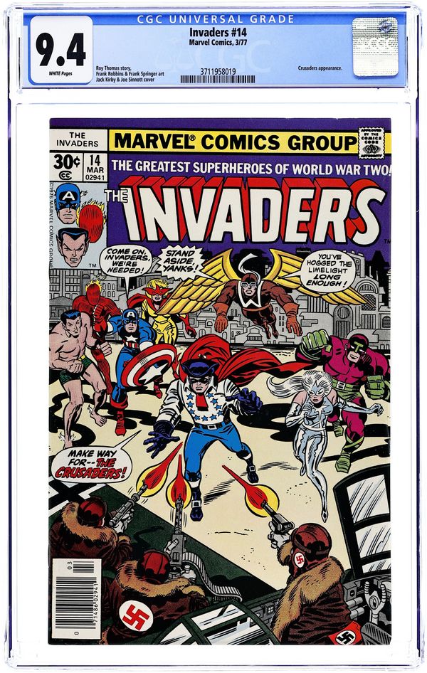 Invaders (1975 Marvel 1st Series) 14 CGC 9.4