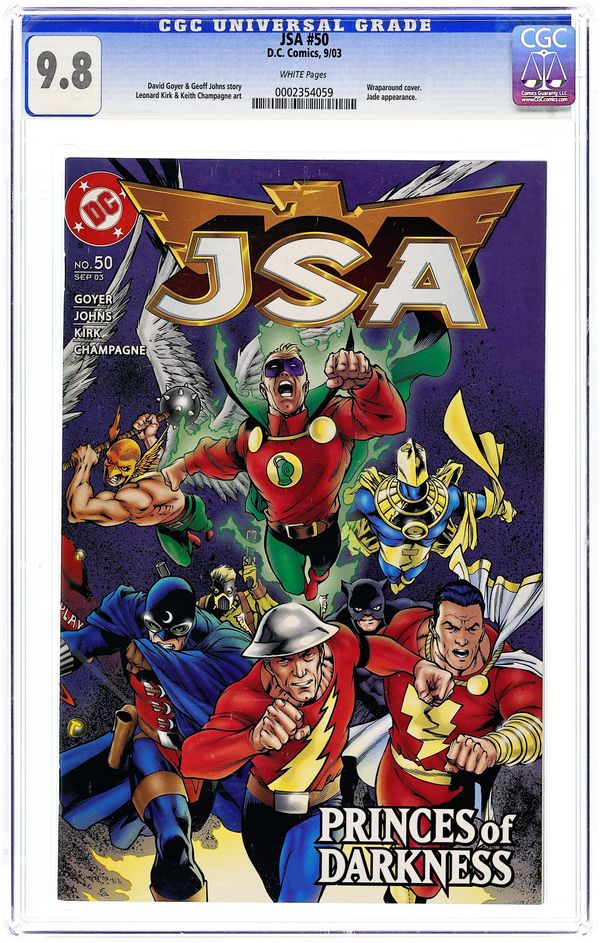 JSA (1999) 50 CGC 9.8