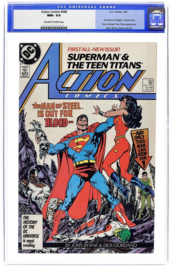 Action Comics (1938 DC) 584 CGC 9.6