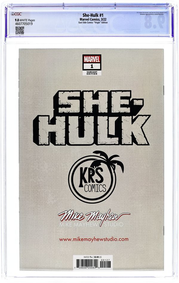 She-Hulk (2022 Marvel) 1MAYHEW.B CGC 9.8