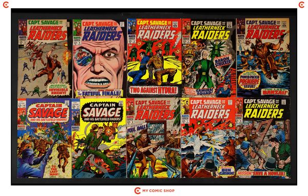 Captain Savage Lot of 10