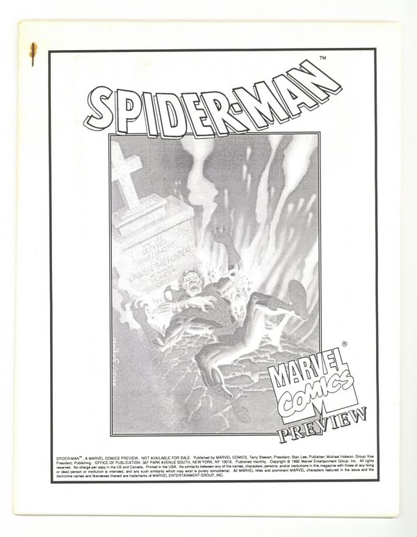 Amazing Spider-Man Soul of the Hunter (1992 Marvel) Retailer Preview 1 ...