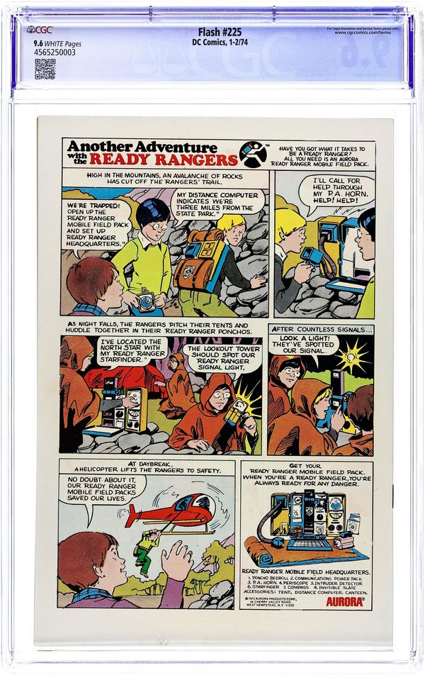 Flash (1959 1st Series DC) 225 CGC 9.6