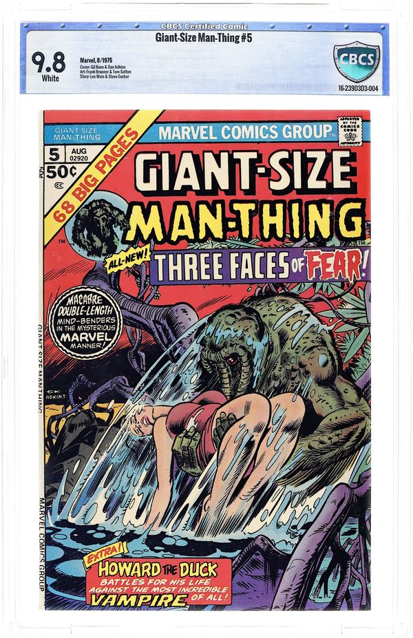 Giant Size Man-Thing (1974) 5 CBCS 9.8