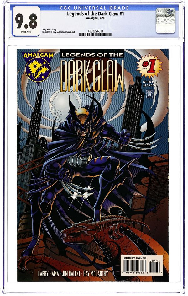 Claw comic books graded by CGC