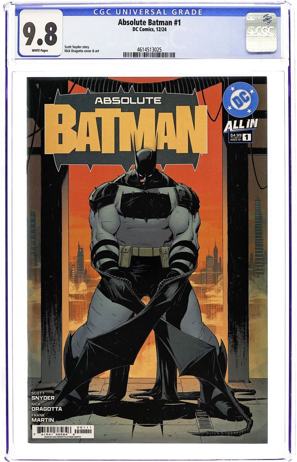 Absolute Batman (2024 DC) 1A CGC 9.8