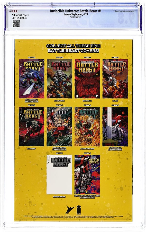 Invincible Universe Battle Beast (2025 Image) comic books